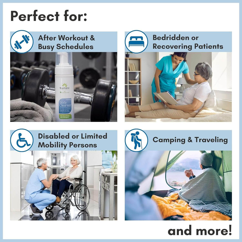 Rinse Free Bathing Wipes – Nurture Valley