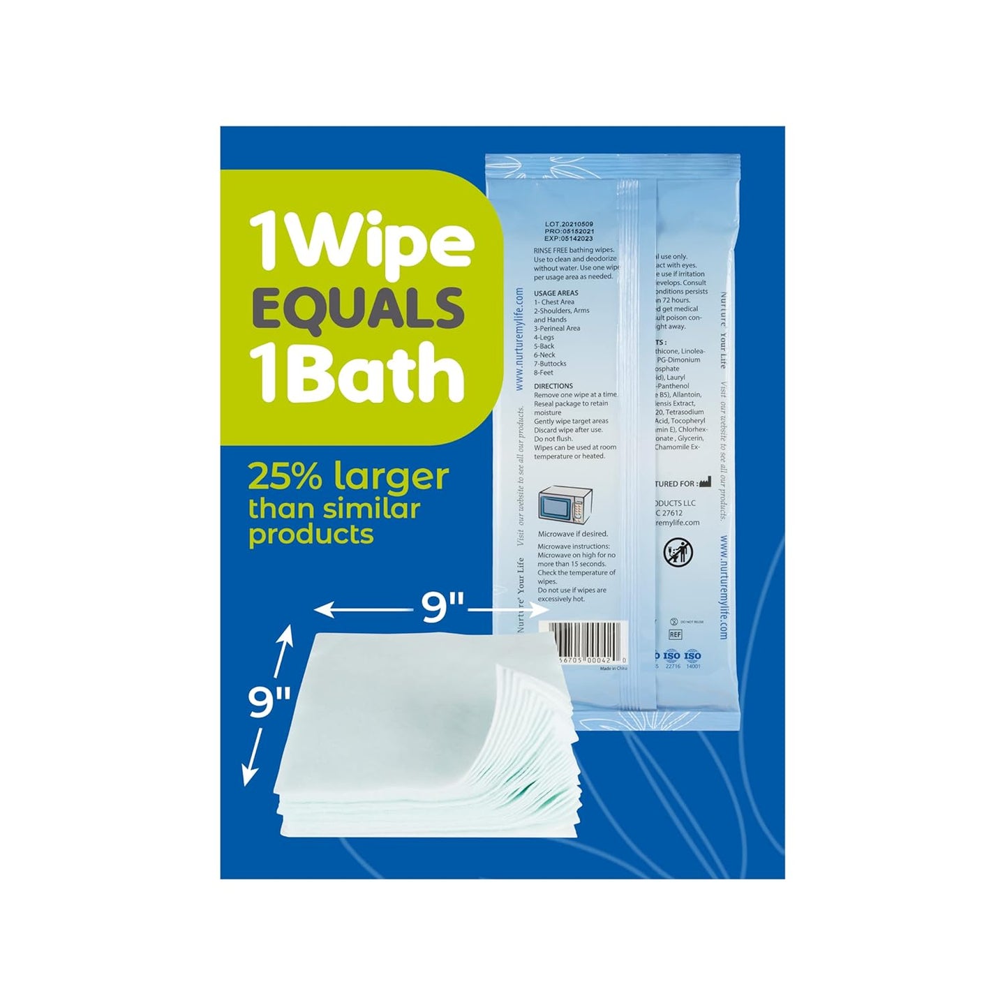 Antibacterial Wipes - 120 Individual Packs – Nurture Valley