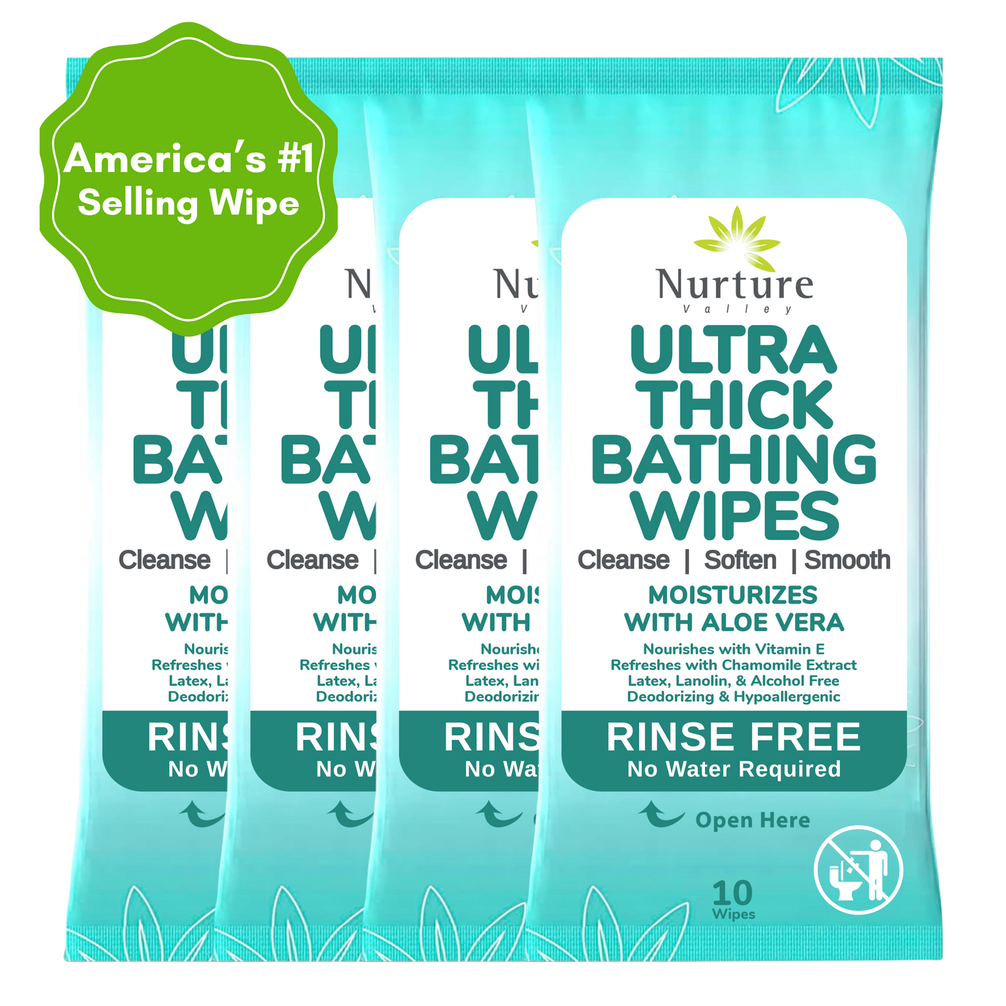 Antibacterial Wipes - 120 Individual Packs – Nurture Valley